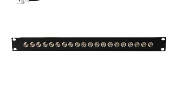 BNC Patch Panel 1U 20 port - BNC 75 Ohm (1GHz)